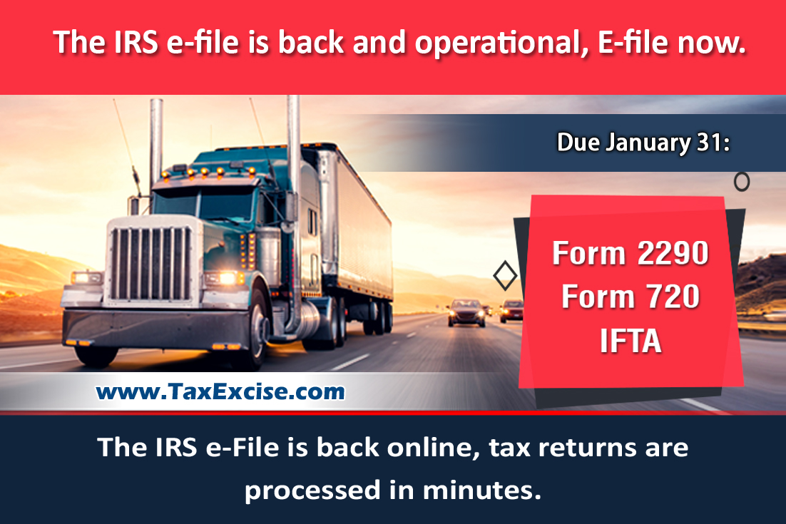 The IRS services are back online!! E-file now to receive your stamped ...