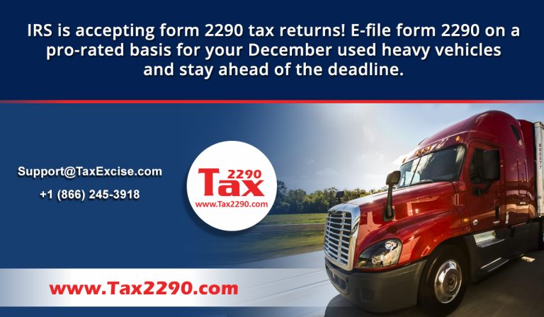 Tax 2290 Blog | Efile IRS Form 2290, Highway motor truck taxes