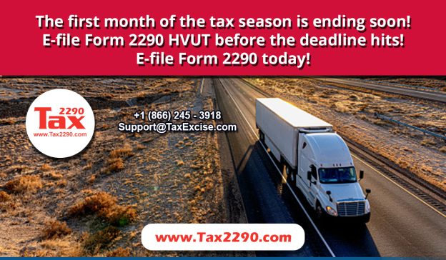 The First Month of the New Tax Period is Up! E-file Form 2290 Before ...