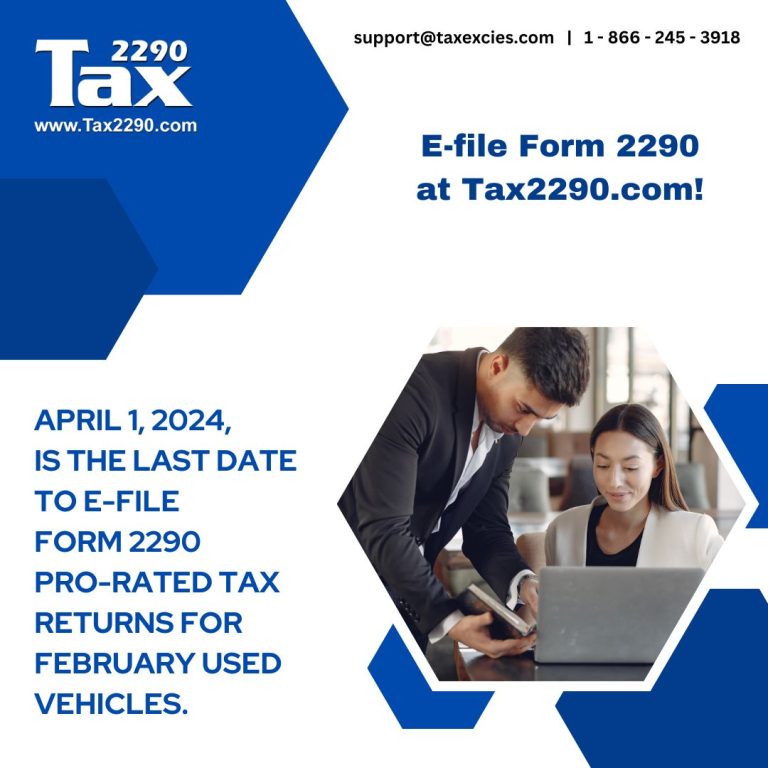 Tax 2290 Blog | Efile IRS Form 2290, Highway motor truck taxes