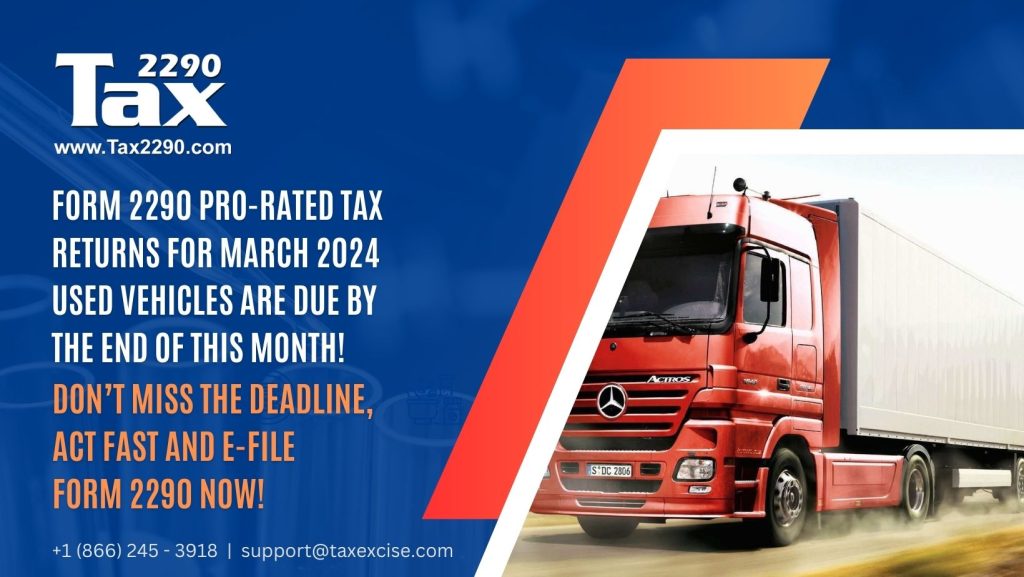 Tax 2290 Blog | Efile IRS Form 2290, Highway motor truck taxes