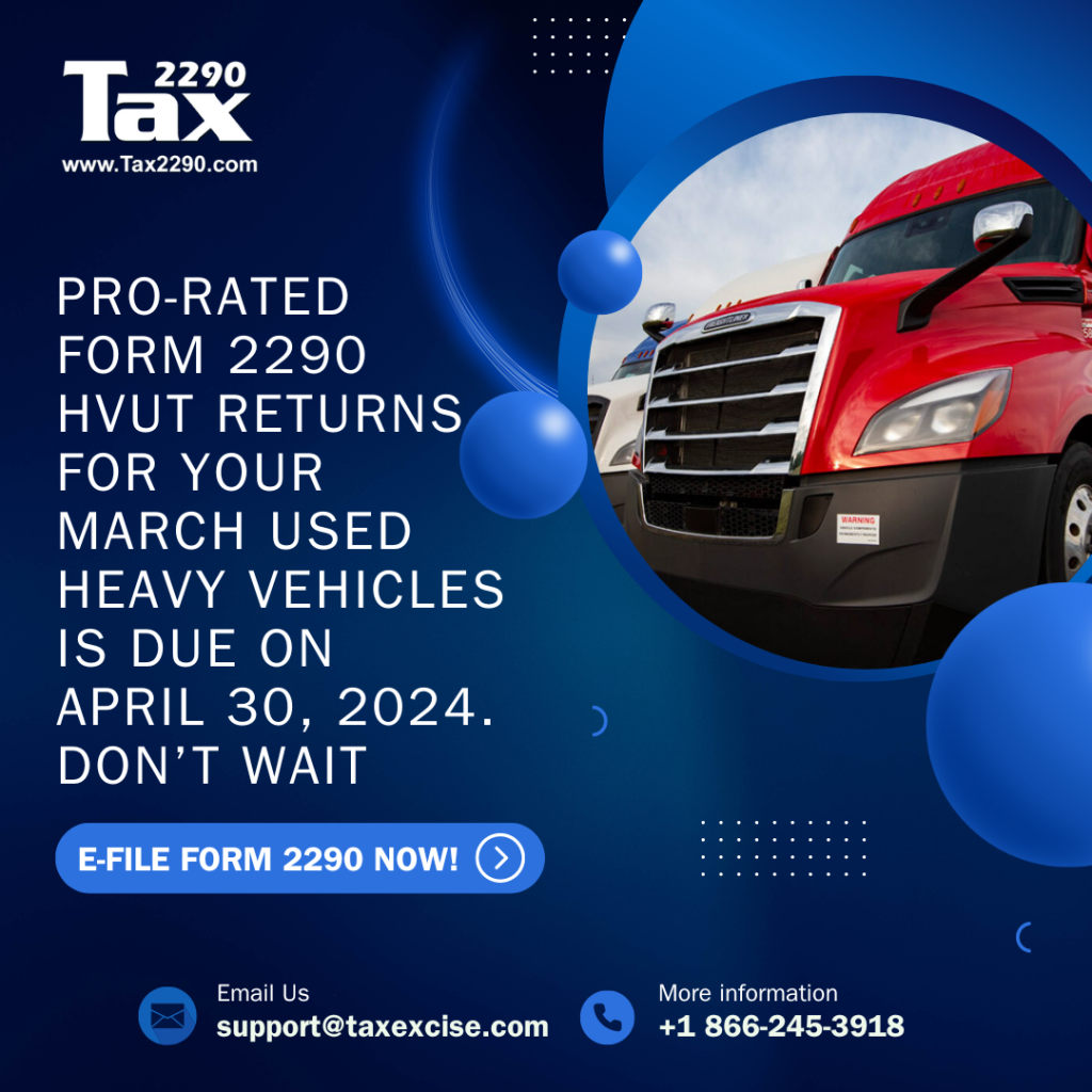 Tax 2290 Blog | Efile IRS Form 2290, Highway motor truck taxes