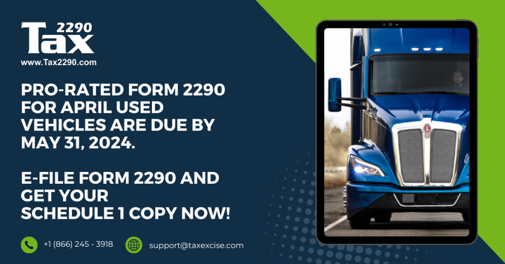 Tax 2290 Blog | Efile IRS Form 2290, Highway motor truck taxes