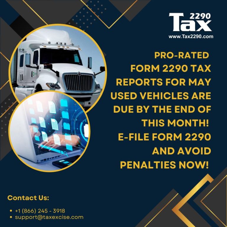 Tax 2290 Blog | Efile IRS Form 2290, Highway motor truck taxes