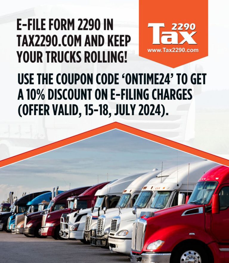 Tax 2290 Blog | Efile IRS Form 2290, Highway motor truck taxes