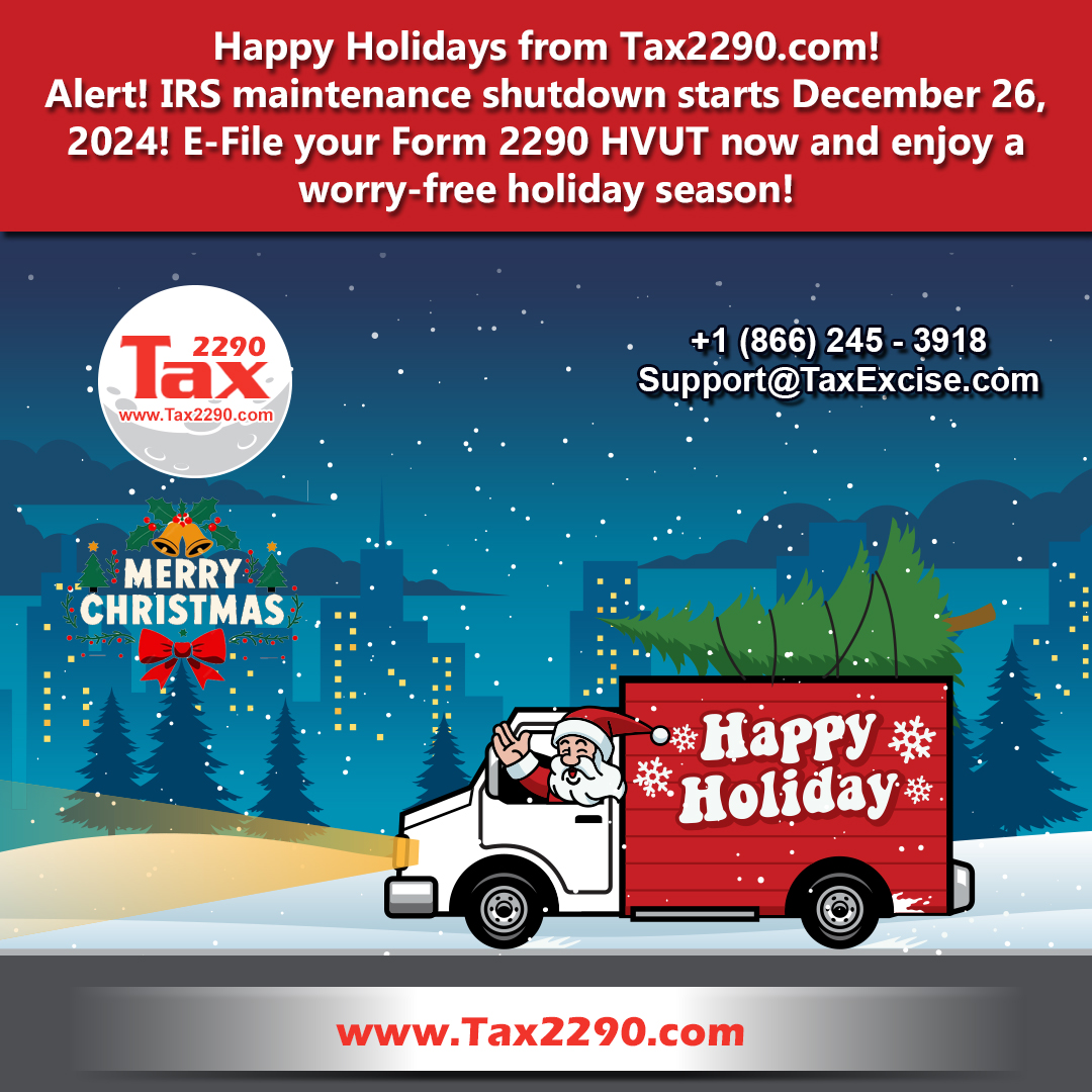 Tax 2290 Blog | Efile IRS Form 2290, Highway motor truck taxes